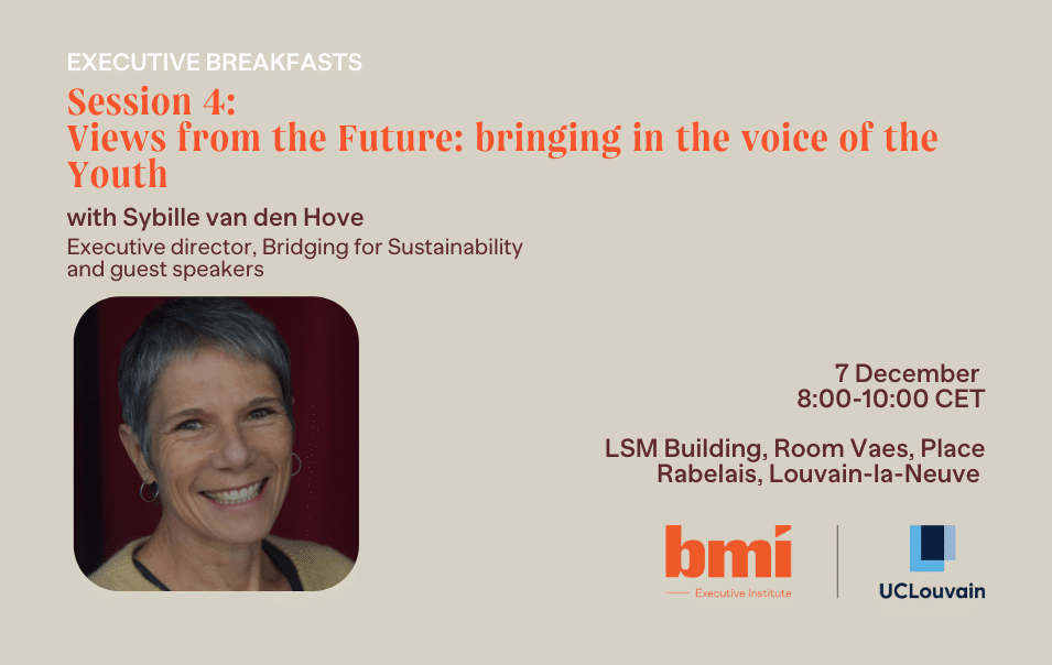 Executive Breakfast | Session 4: Views from the Future: bringing in the ...