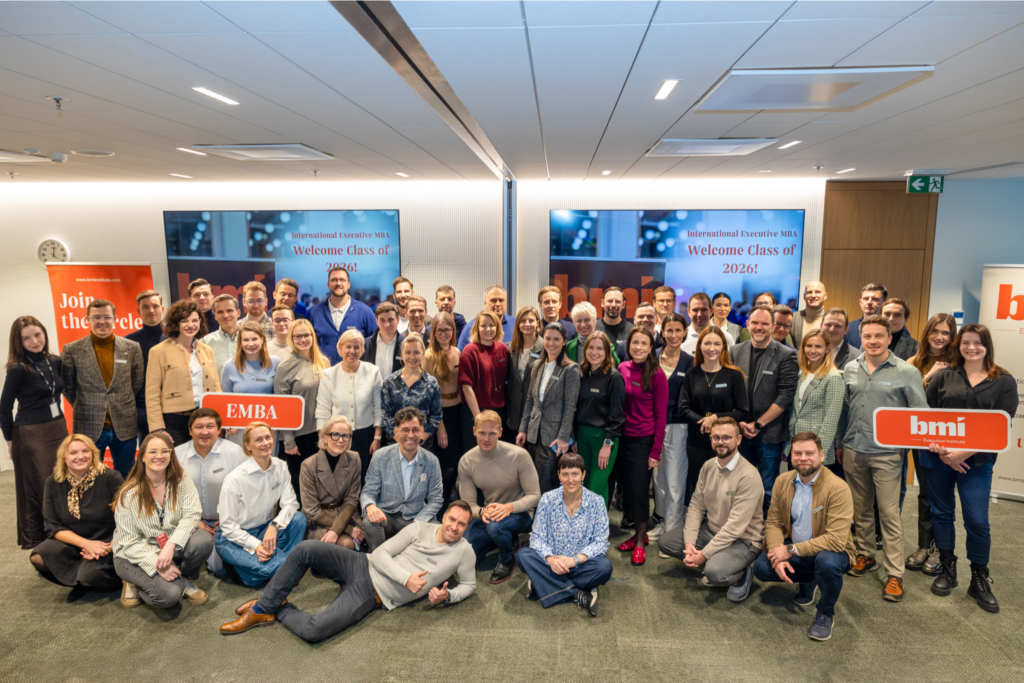 The International Executive MBA Class of 2026 has started in Vilnius ...