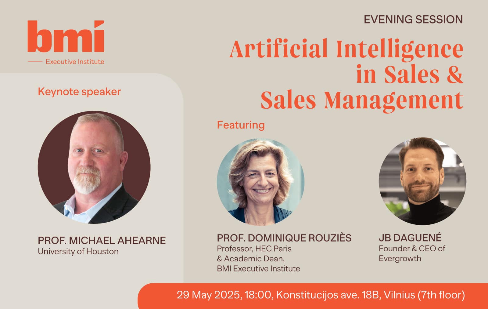 Artificial Intelligence in Sales & Sales Management| Live, Vilnius ...